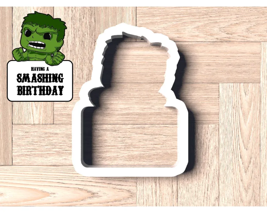 Hulk Plaque Cookie Cutter - Create Super Hero Cookies with this Cutter ...