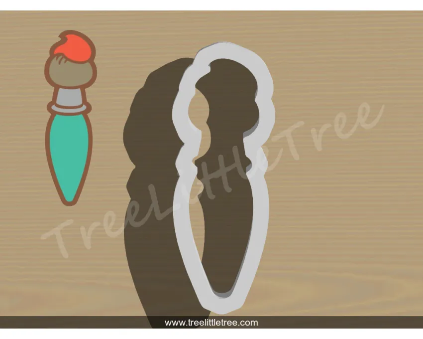 Get Creative with our Painting Brush Cookie Cutter – Perfect for Baking ...