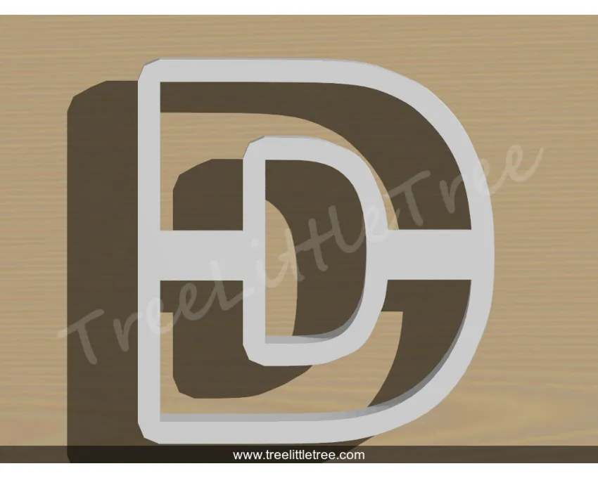 Alphabet Cookie Cutter - D Shaped Letter Cookie Cutter for Baking and ...
