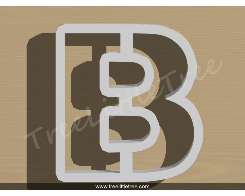 Letter B Cookie Cutter – Create Custom Alphabet Cookies with Ease ...