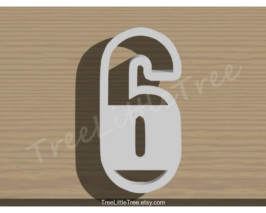 Get Creative with Our Number Six Cookie Cutter – Perfect for Baking ...