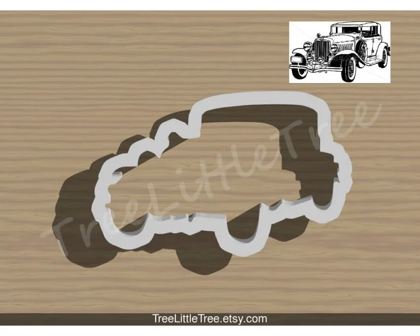 Create Classic Car-Shaped Cookies with Our Vintage 1930 Car Cookie ...