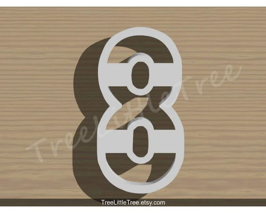 Get Creative with Number Eight Cookie Cutter for Perfectly Shaped ...