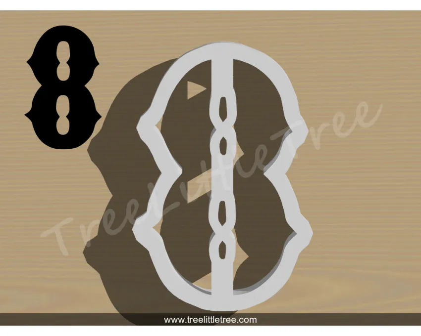 Get Creative with Carnival Number Eight Cookie Cutter - Perfect for ...