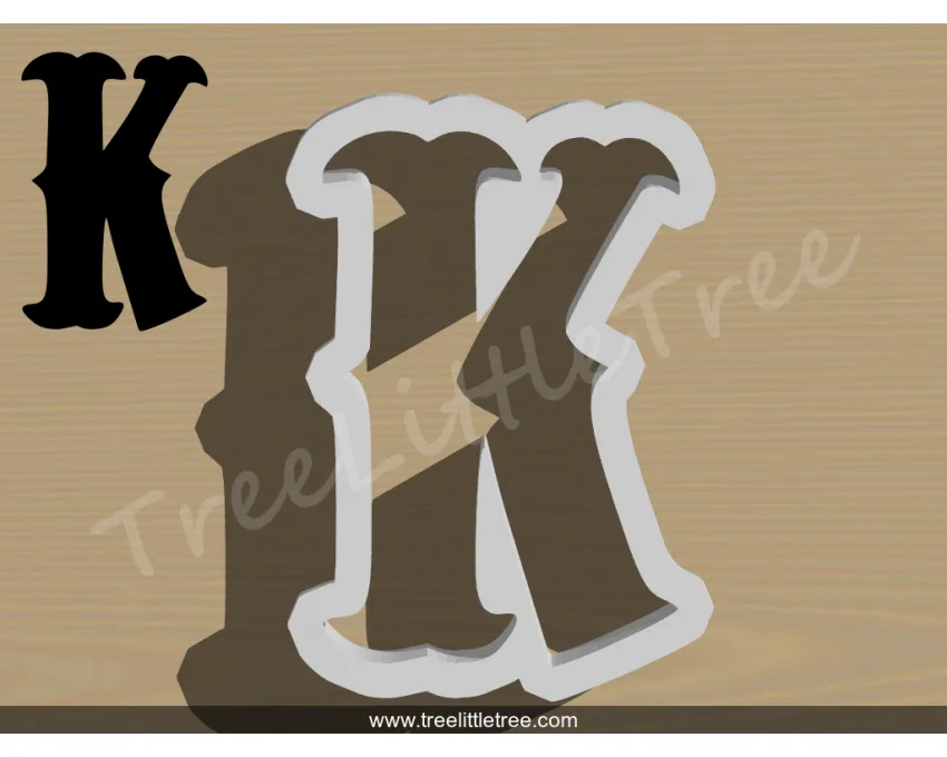 Make Fun Alphabet Cookies with the Carnival Letter K Cookie Cutter ...
