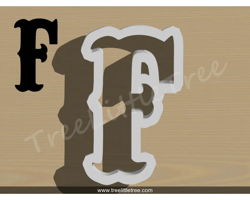 Get Creative with Carnival Alphabet Cookie Cutter - Letter F Shape ...