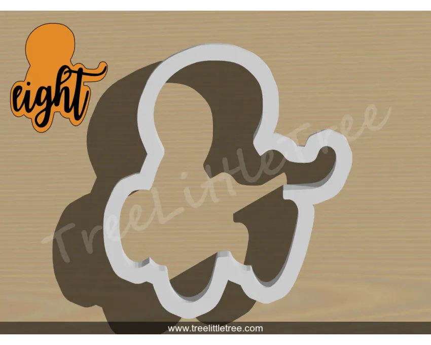 Create Perfectly Shaped Number Eight Cookies with Lettered Cookie ...