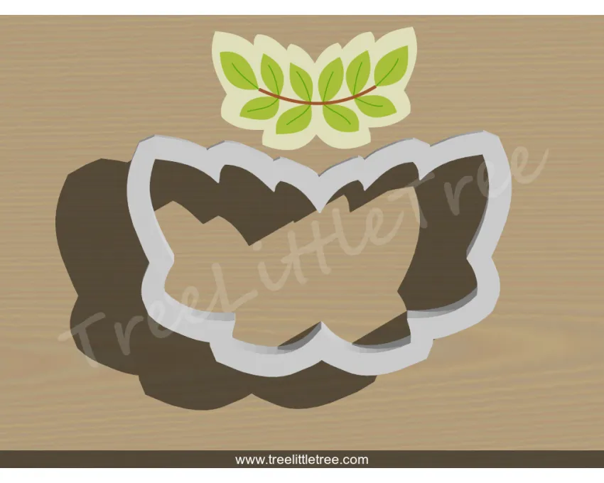 Leaf Branch Cookie Cutter - Create Unique Cookies with this Specialty ...