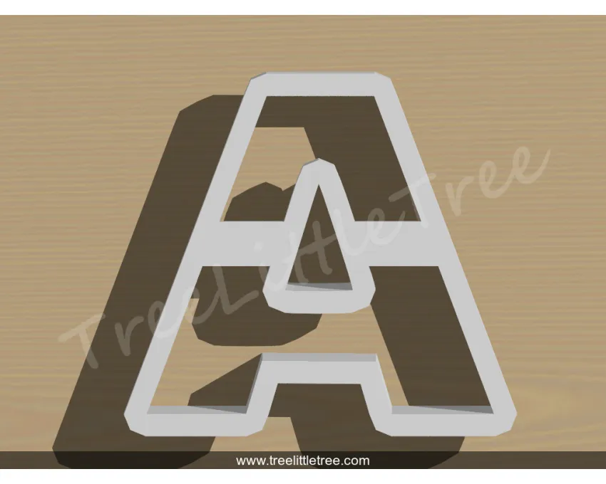 Create Perfectly Shaped Alphabet Cookies with the Letter A Cookie ...