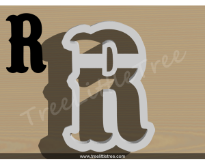 Carnival Letter R Cookie Cutter - Fun Alphabet Cookie Cutter for Baking ...