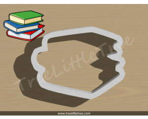 Bake up a Literary Treat with Book Stack Cookie Cutter - Get Your Book ...