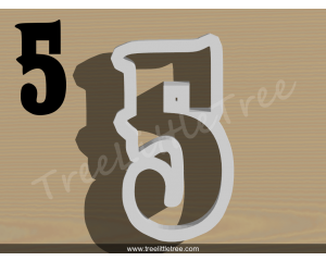 Carnival Number Five Cookie Cutter - Perfect for Creating Fun and ...